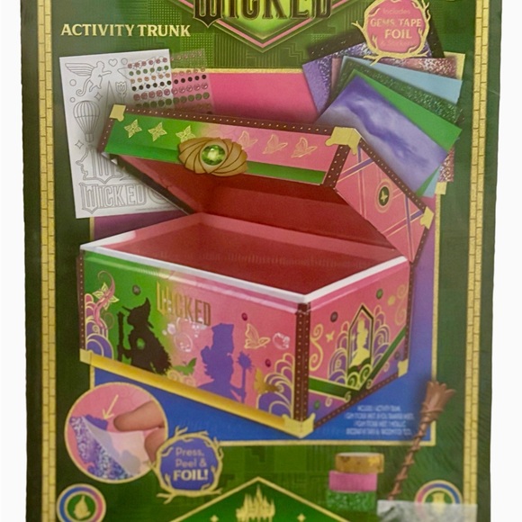 Wicked | Toys | Wicked Activity Trunk For Kids Pink And Green | Poshmark